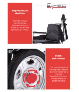 Silla de ruedas electrica COMFORT - Emed
